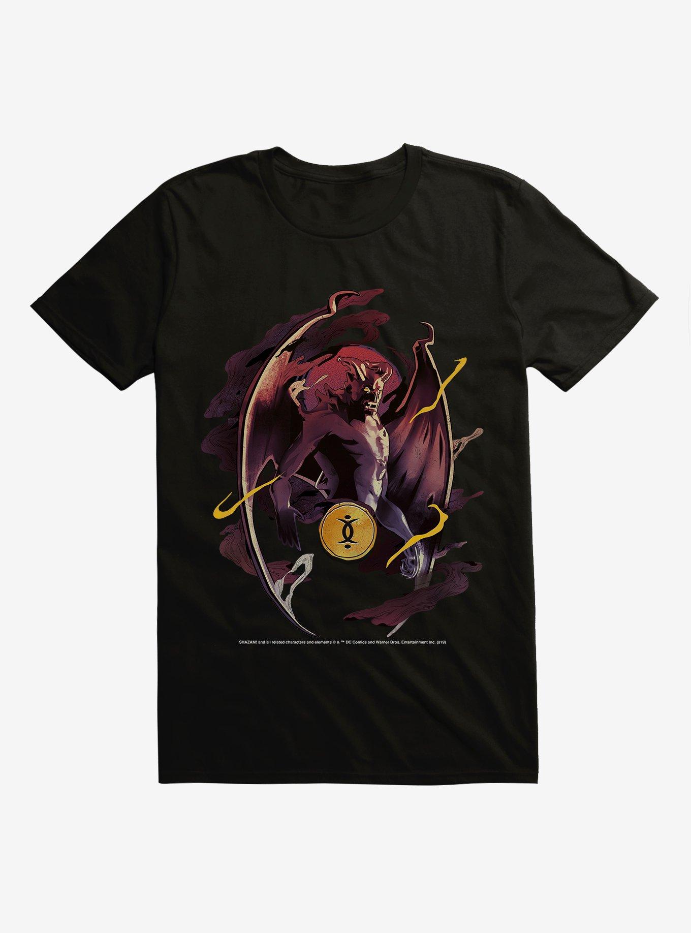 Black DC Comics Shazam! Deadly Sins Pride T-Shirt | BoxLunch | BoxLunch