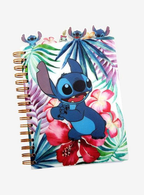 Disney Lilo & Stitch Floral Journal with Tabs - BoxLunch Exclusive ...