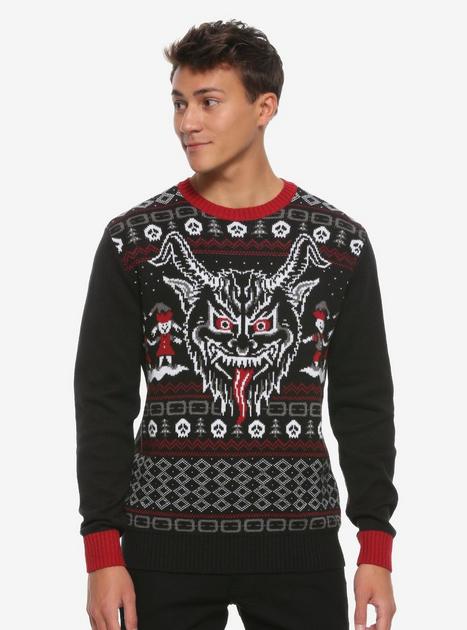 Holiday Krampus Fair Isle Sweater Hot Topic Exclusive | Hot Topic
