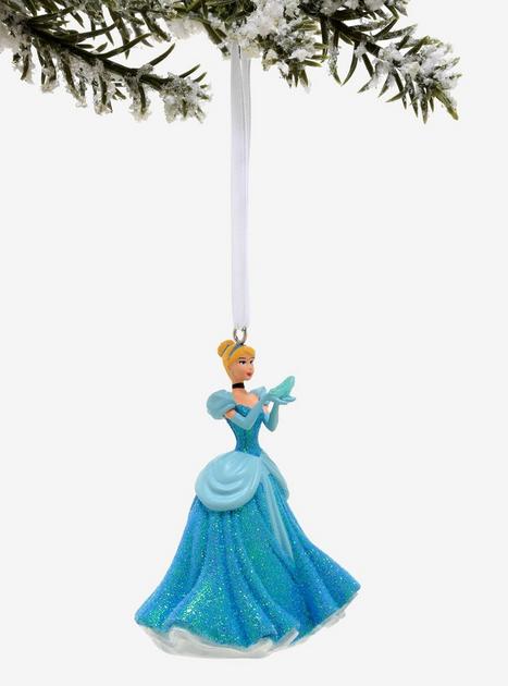 Disney Cinderella Glitter Ornament | Hot Topic