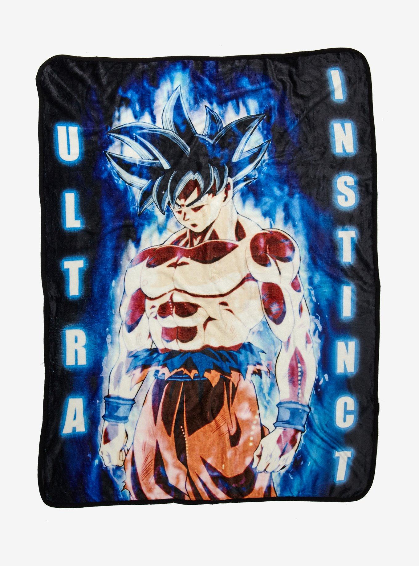 Dragon Ball Z Ultra Instinct Goku Throw Blanket | Hot Topic