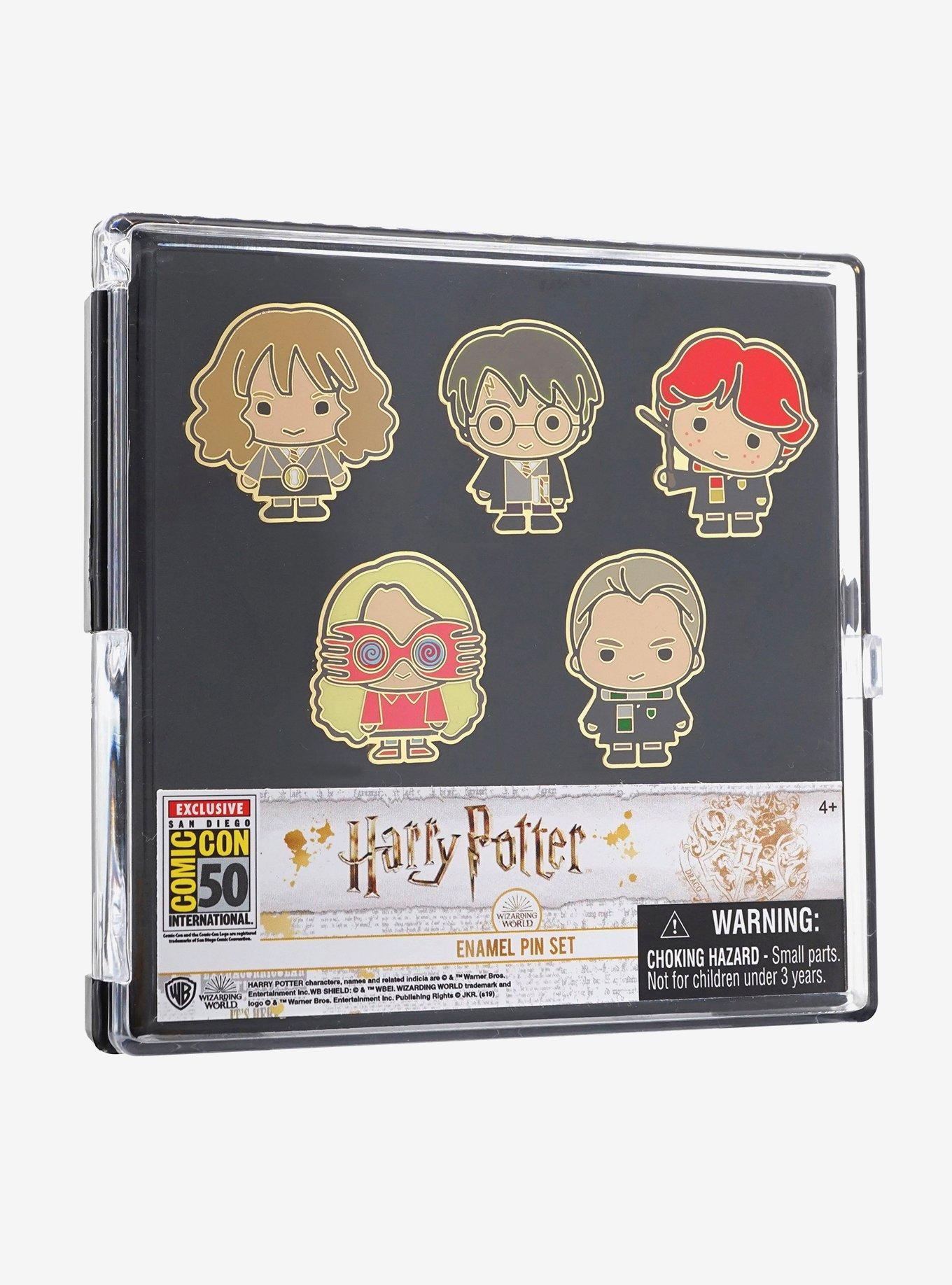 Harry Potter Characters Enamel Pin Set 2019 Summer Convention Exclusive ...