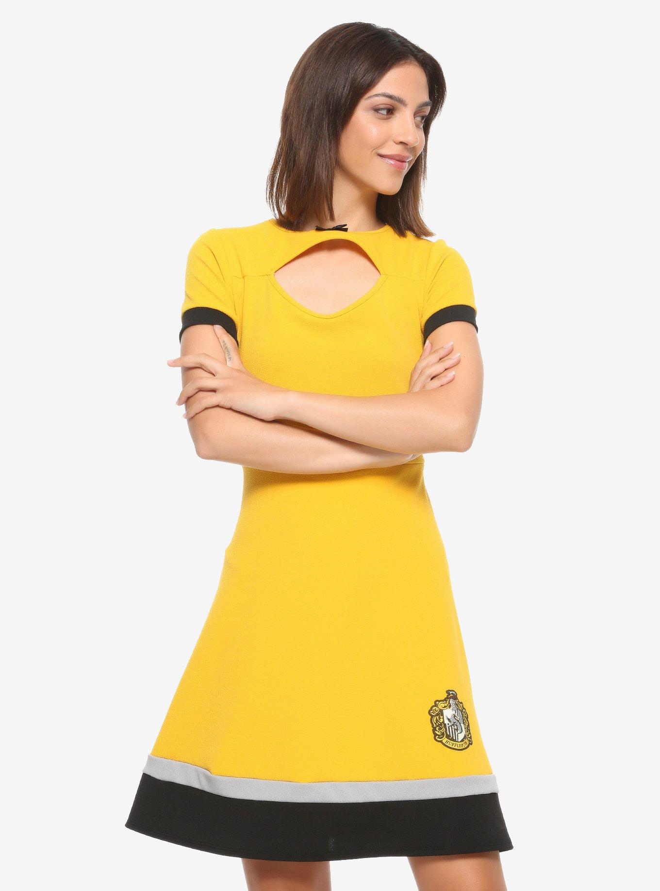 Harry Potter Hufflepuff Color-Block Dress | HerUniverse