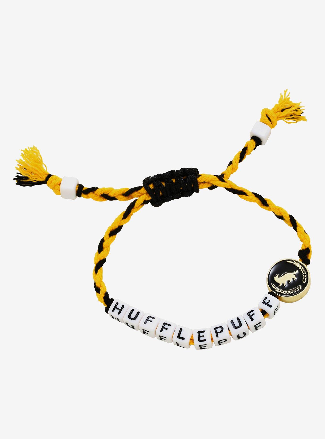 Harry Potter Hufflepuff Letter Bead Braided Bracelet - BoxLunch ...