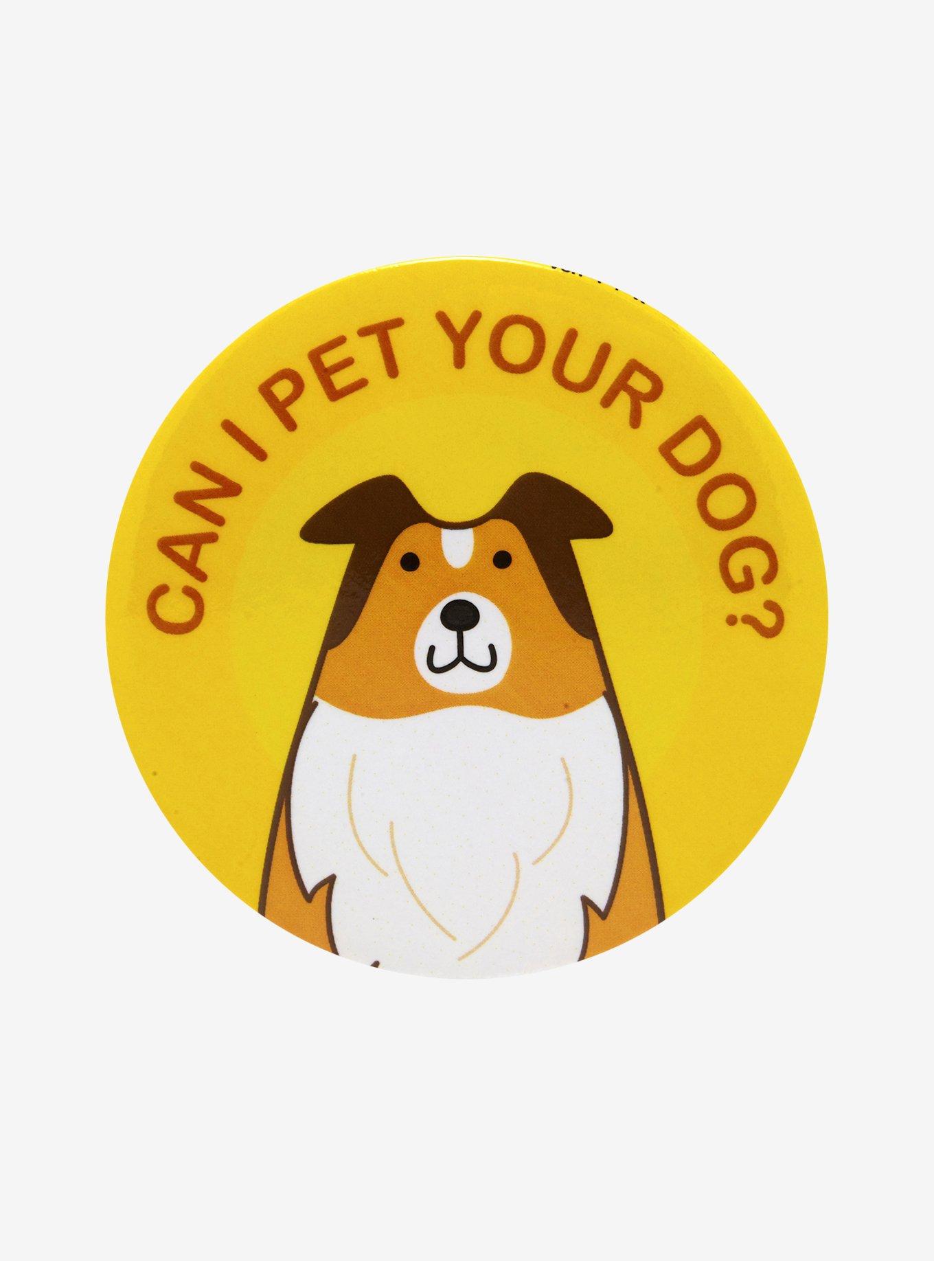Pet Your Dog Button | Hot Topic