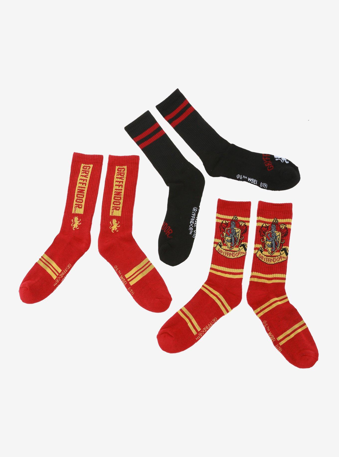 Harry Potter Gryffindor Crew Sock Set - BoxLunch Exclusive | BoxLunch