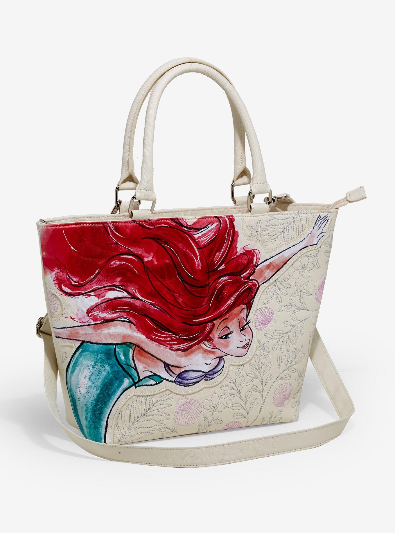 Loungefly Disney The Little Mermaid Ariel Embroidered Tote Bag | Hot Topic