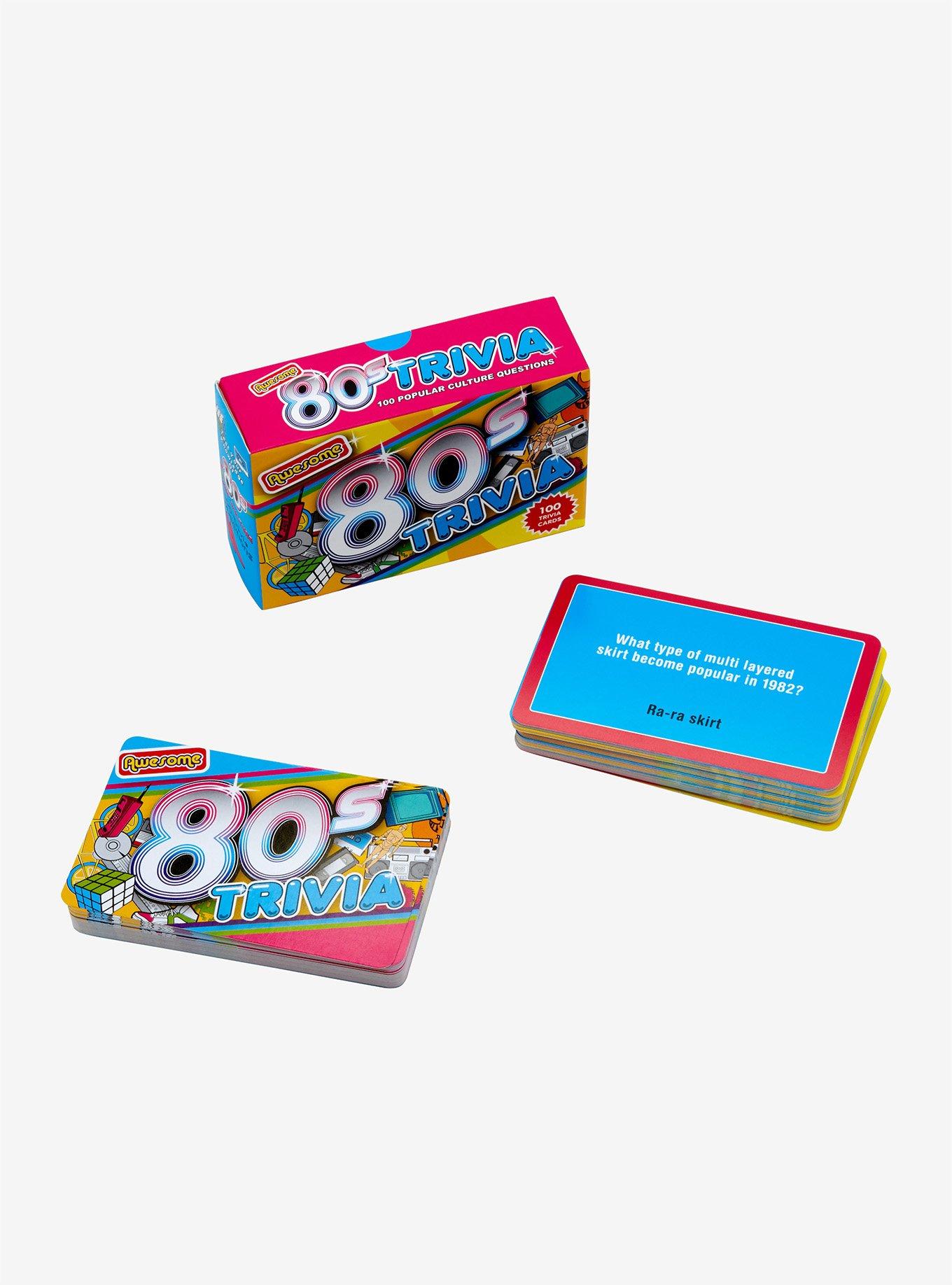 Awesome 80s Trivia Card Game | Hot Topic