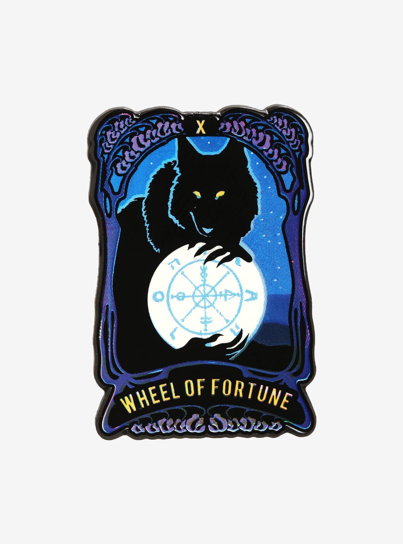 Wheel Of Fortune Tarot Card Enamel Pin | Hot Topic