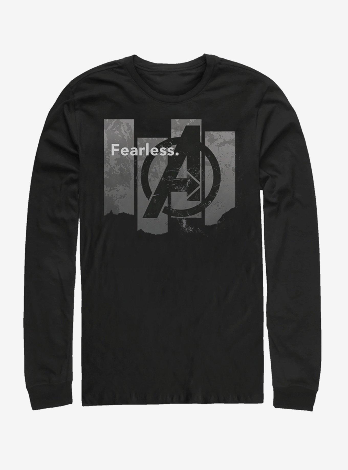 Marvel Avengers: Endgame Fearless Long-Sleeve T-Shirt - BLACK | BoxLunch