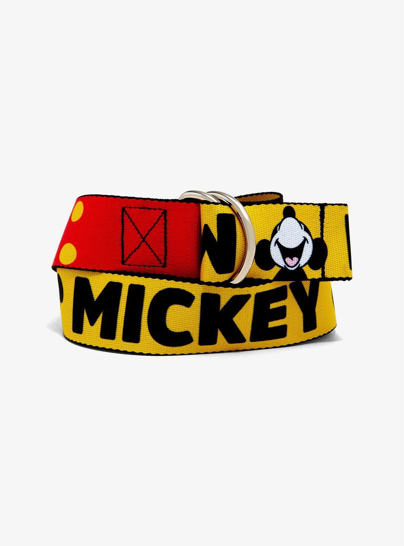 Disney Mickey Mouse D-Ring Belt | Hot Topic