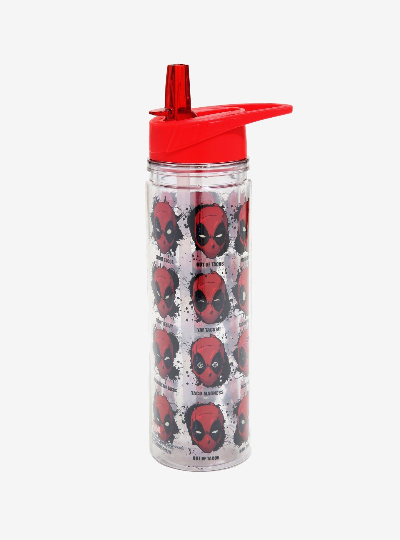 Marvel Deadpool Expressions Water Bottle | BoxLunch