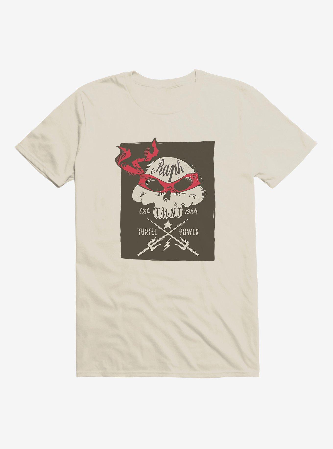 Teenage Mutant Ninja Turtles Raphael Bandana Skull And Weapons T-Shirt ...