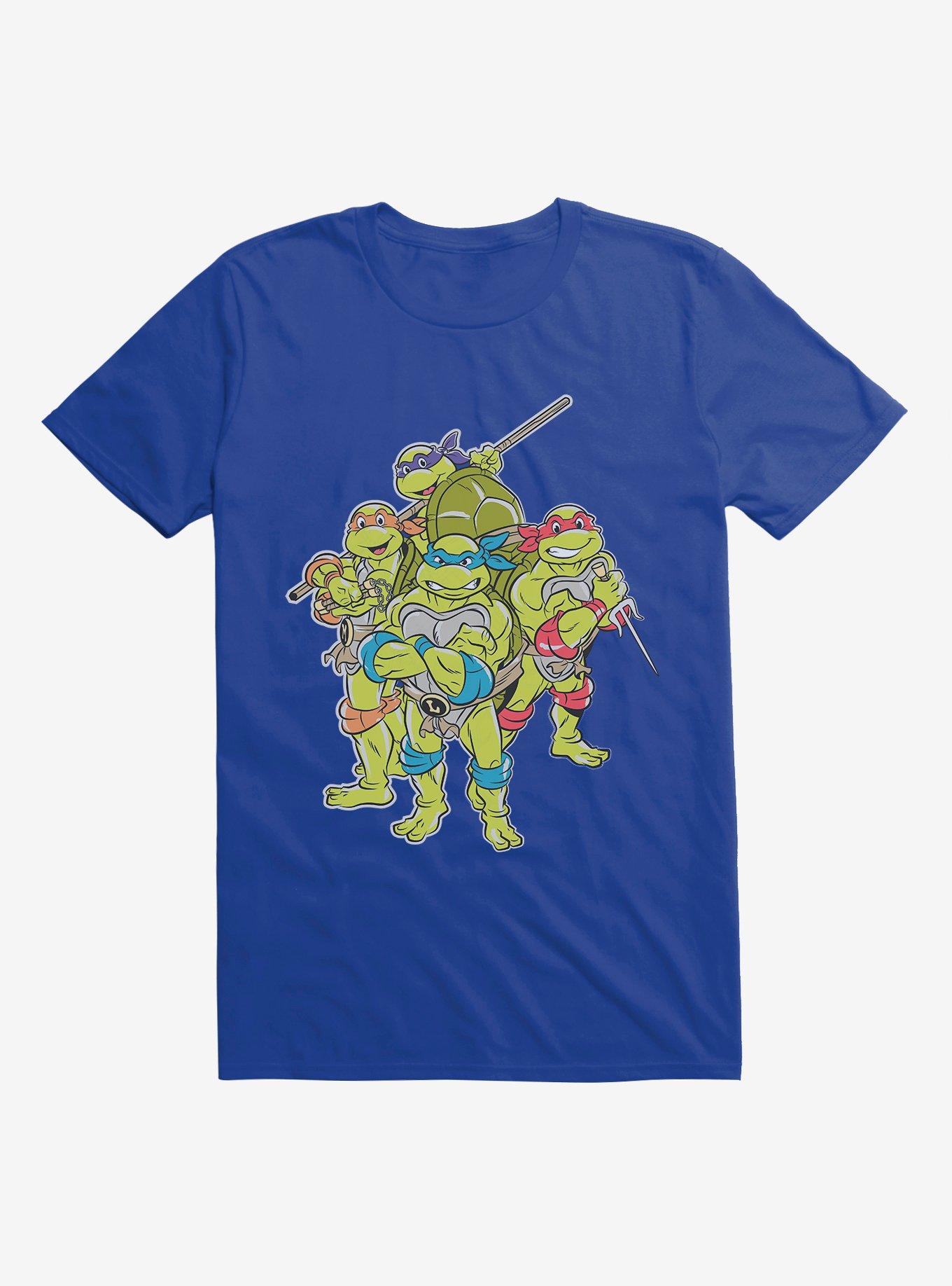 Teenage Mutant Ninja Turtles Group Pose Royal T-Shirt | BoxLunch