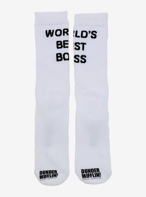 The Office World's Best Boss Crew Socks - BoxLunch Exclusive | BoxLunch