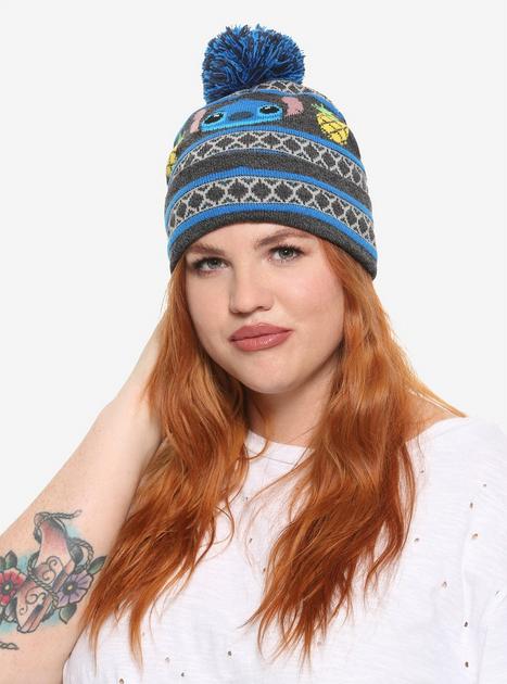 Disney Lilo & Stitch Pineapple Pom Beanie | Hot Topic
