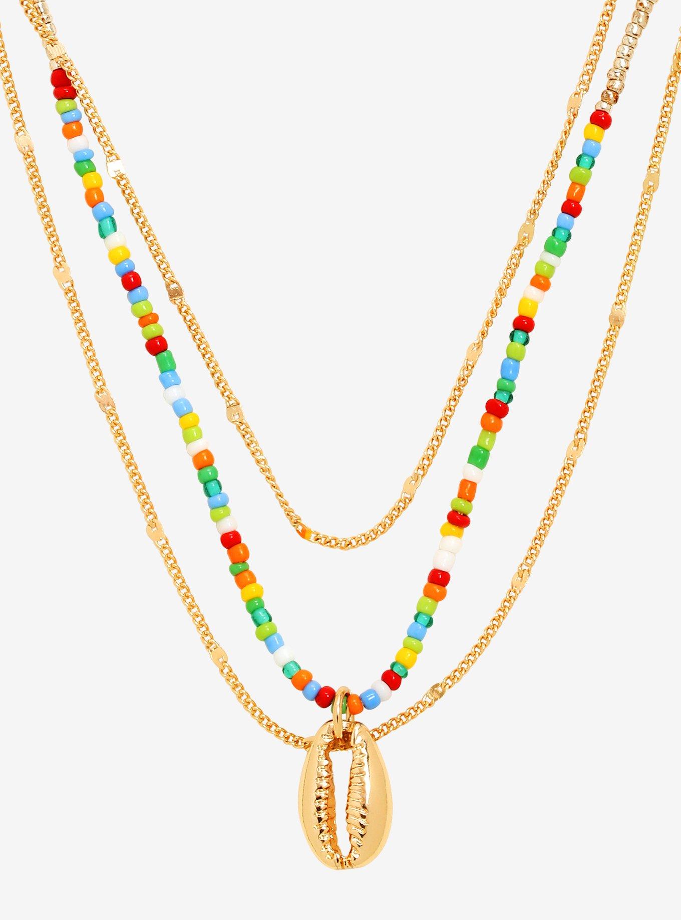 Shell Rainbow Layered Necklace - BoxLunch Exclusive | BoxLunch
