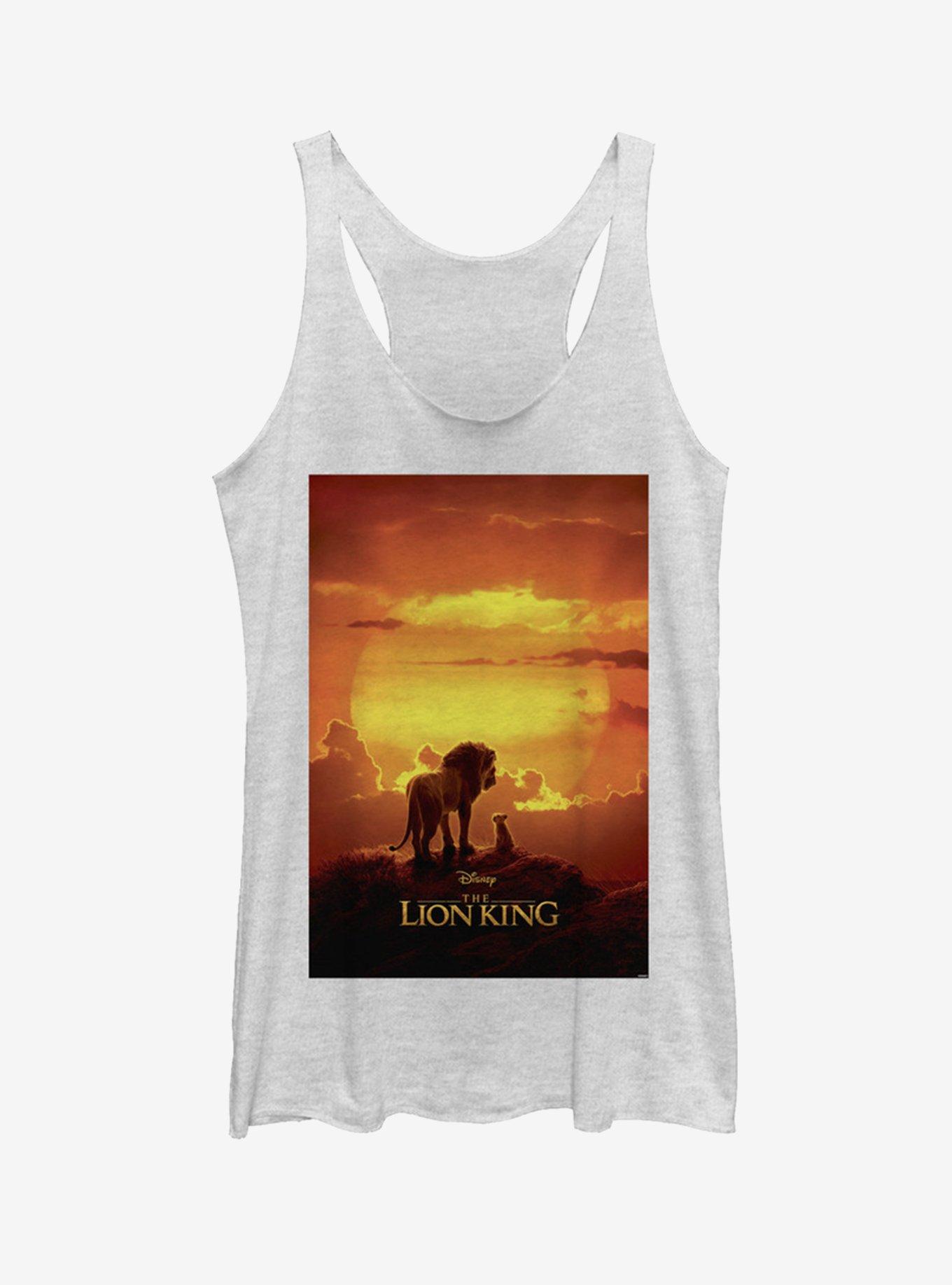 Disney The Lion King 2019 Pride Rock Poster Womens Tank Top - WHITE ...
