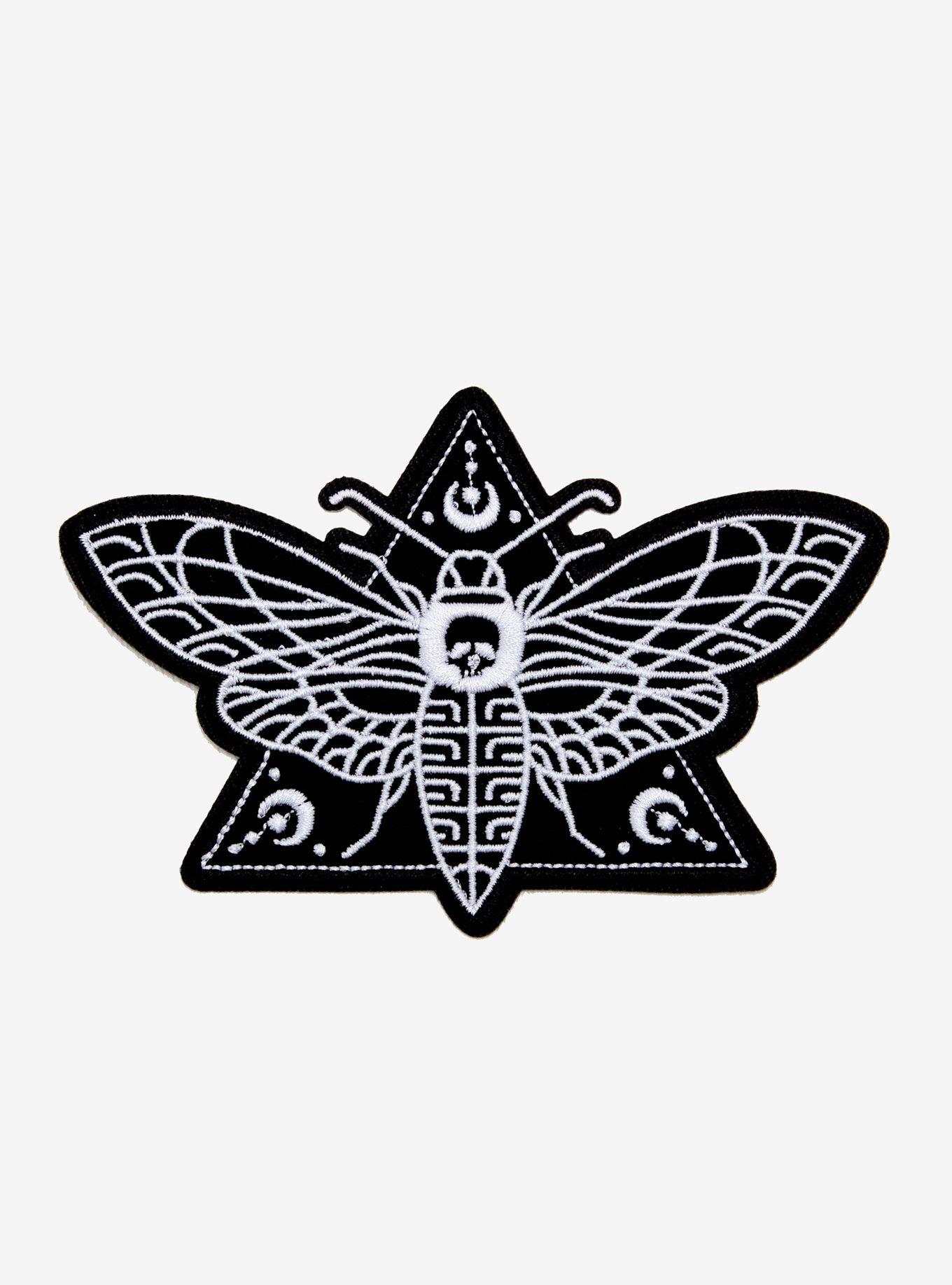 Loungefly Death Moth Velvet Patch | Hot Topic