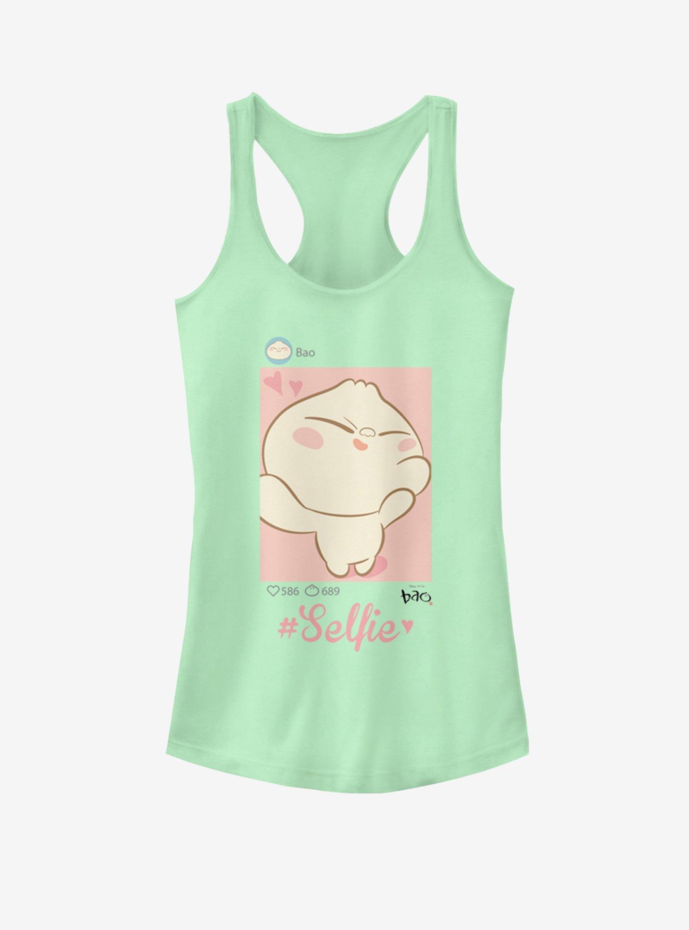 Disney Pixar Bao Selfie Girls Tank Green Hot Topic