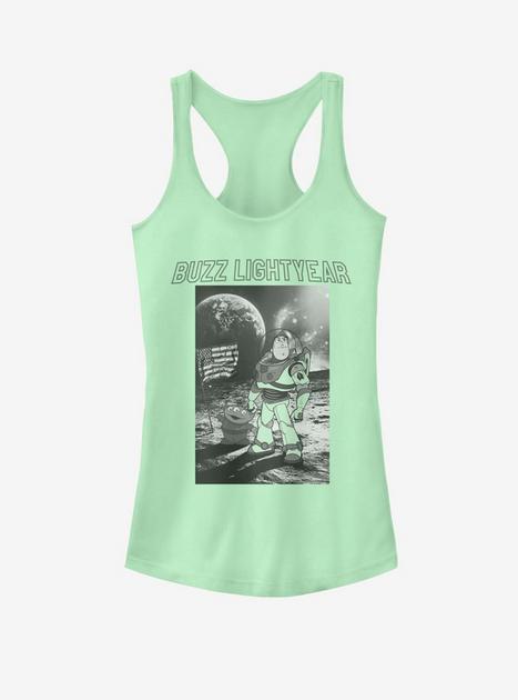 Disney Pixar Toy Story Buzzy Girls Tank - GREEN | Hot Topic