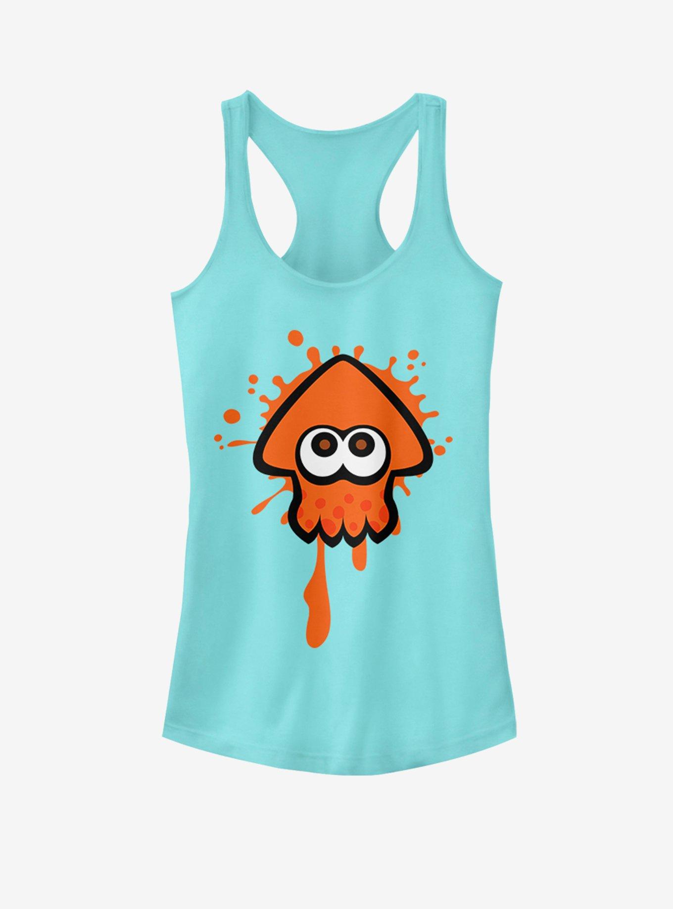 Nintendo Splatoon Team Orange Inkling Girls Tank - BLUE | Hot Topic