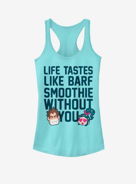 Disney Wreck-It Ralph Barf Smoothie Girls Tank - BLUE | Hot Topic