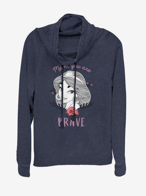 Disney Aladdin Brave Mom Cowlneck Long-Sleeve Womens Top - BLUE | BoxLunch
