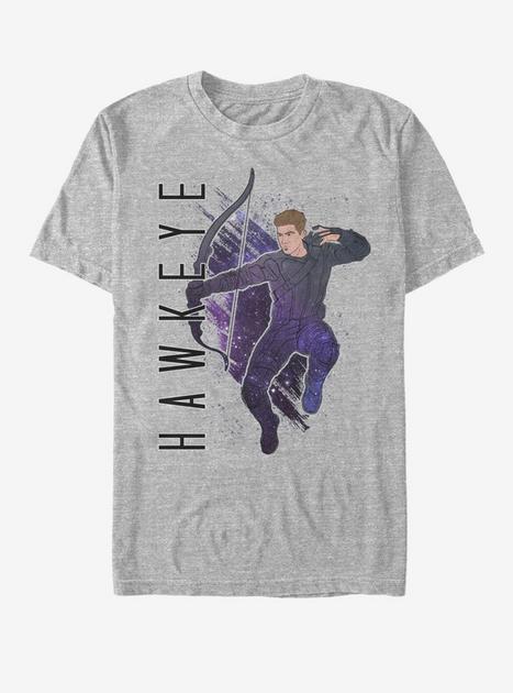 Marvel Avengers: Endgame Hawkeye Painted T-Shirt - GREY | Hot Topic