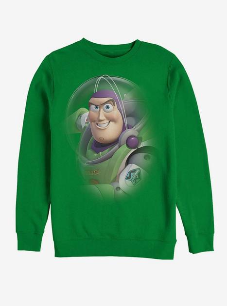 Disney Pixar Toy Story Buzz Lightyear Sweatshirt - GREEN | Hot Topic