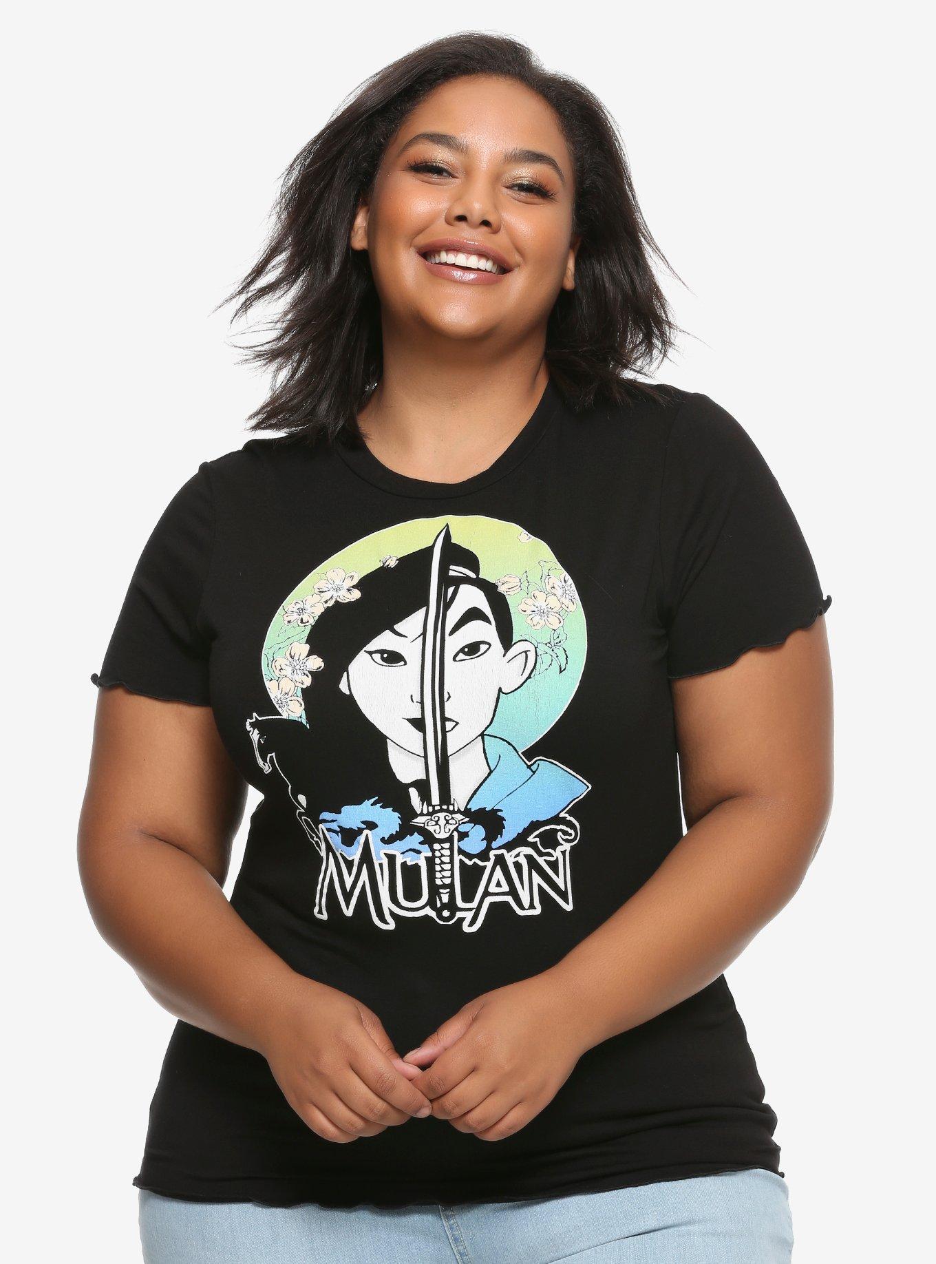 Disney Mulan Duality Lettuce Hem Girls T-Shirt Plus Size | Hot Topic