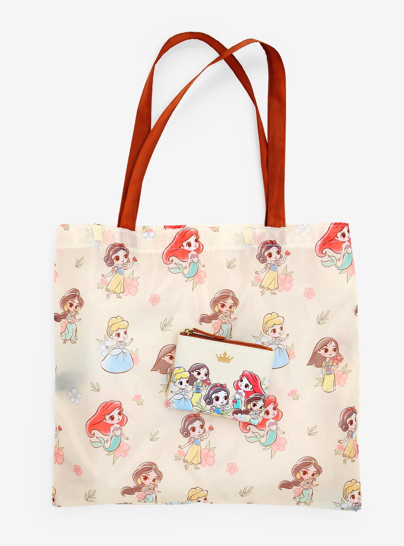 Loungefly Disney Princess Chibi Coin Purse with Tote - BoxLunch ...