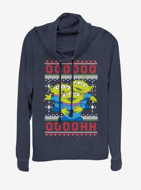 Disney Pixar Toy Story Oooh Presents Cowlneck Long-Sleeve Womens Top ...