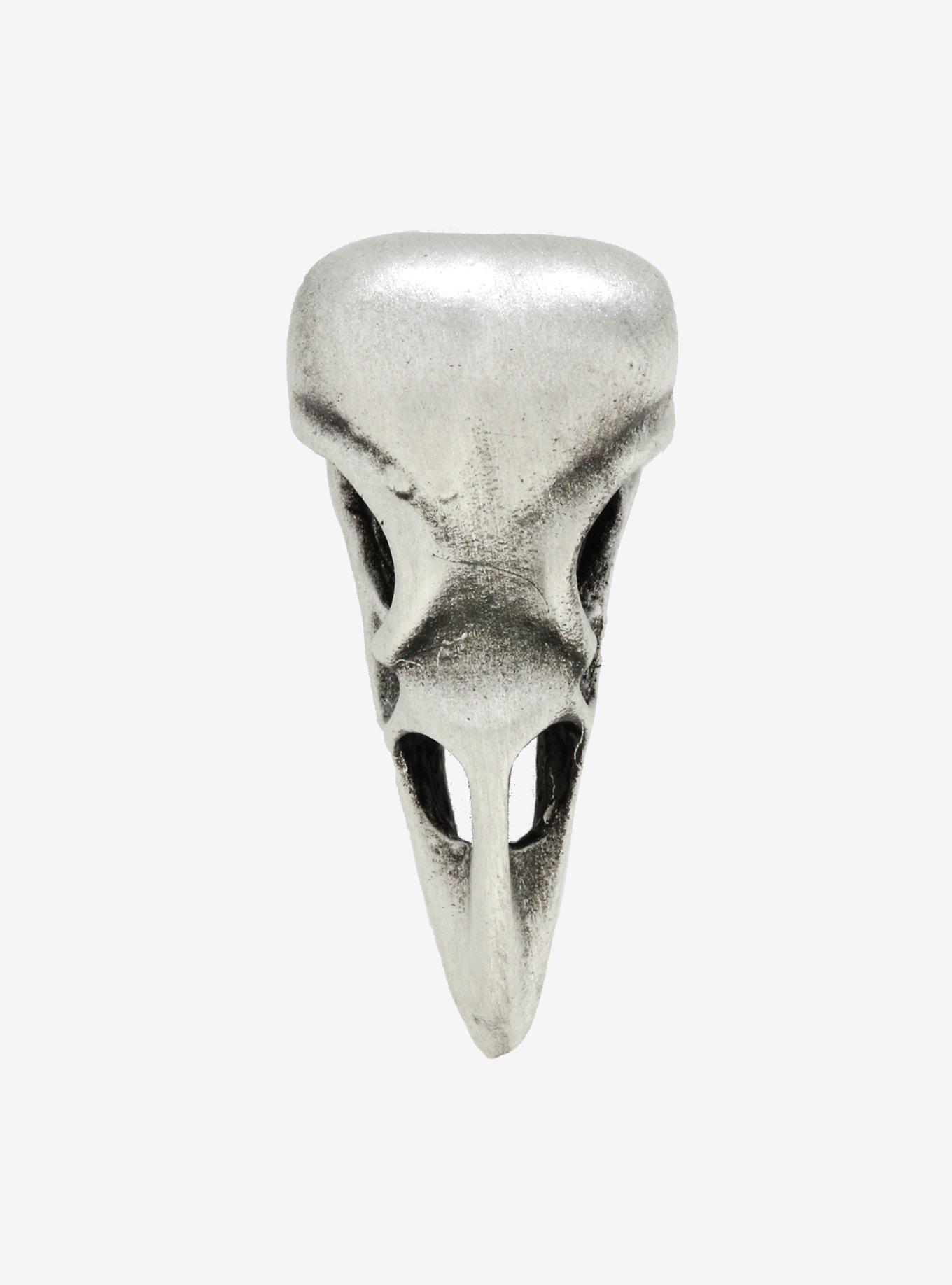 Crow Skull Enamel Pin | Hot Topic