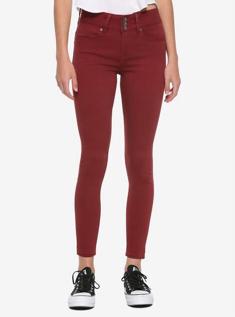 Ht Denim Rust Hi Rise Super Skinny Jeans Hot Topic