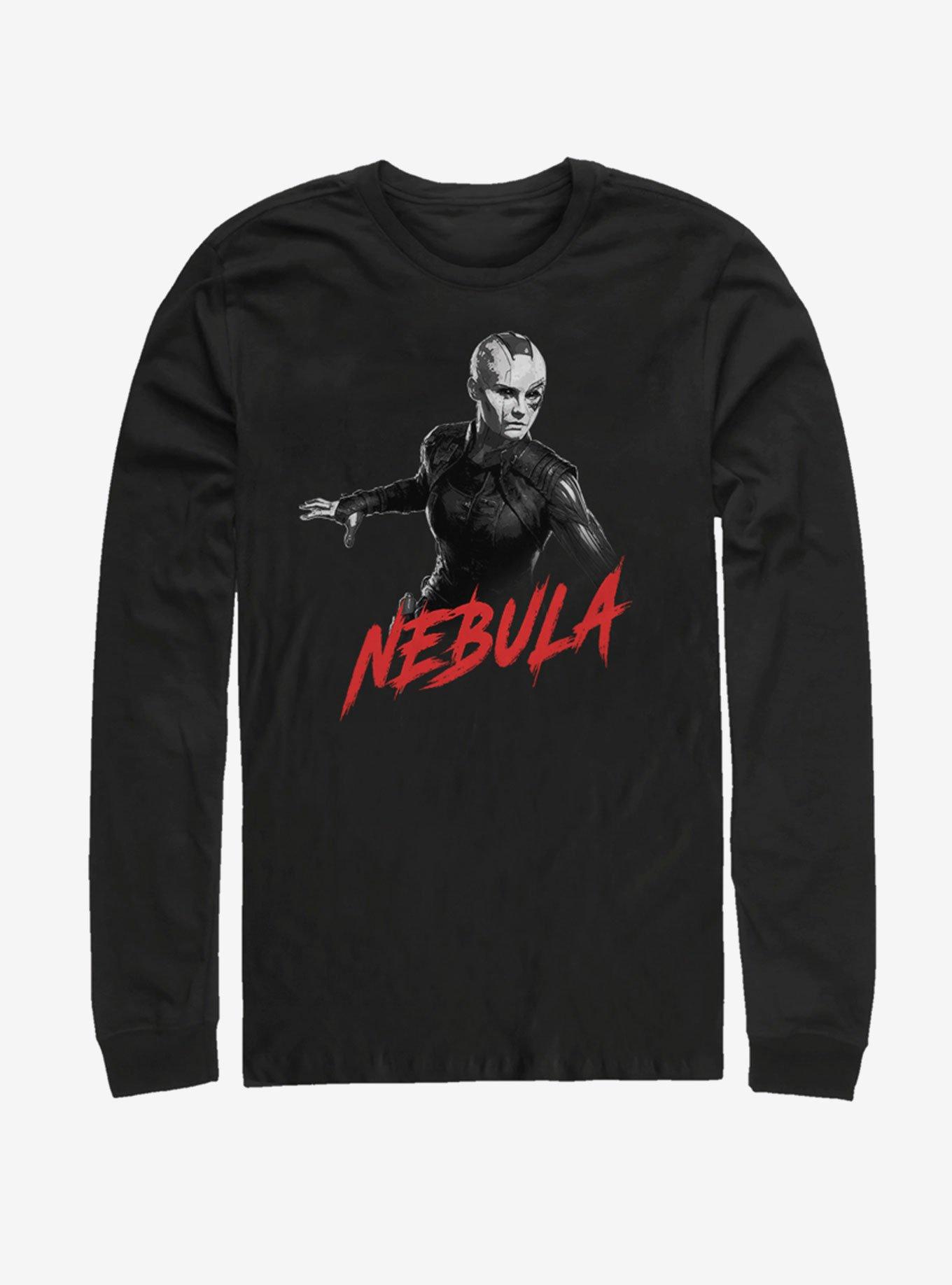 Marvel Avengers: Endgame High Contrast Nebula Long Sleeve T-Shirt ...