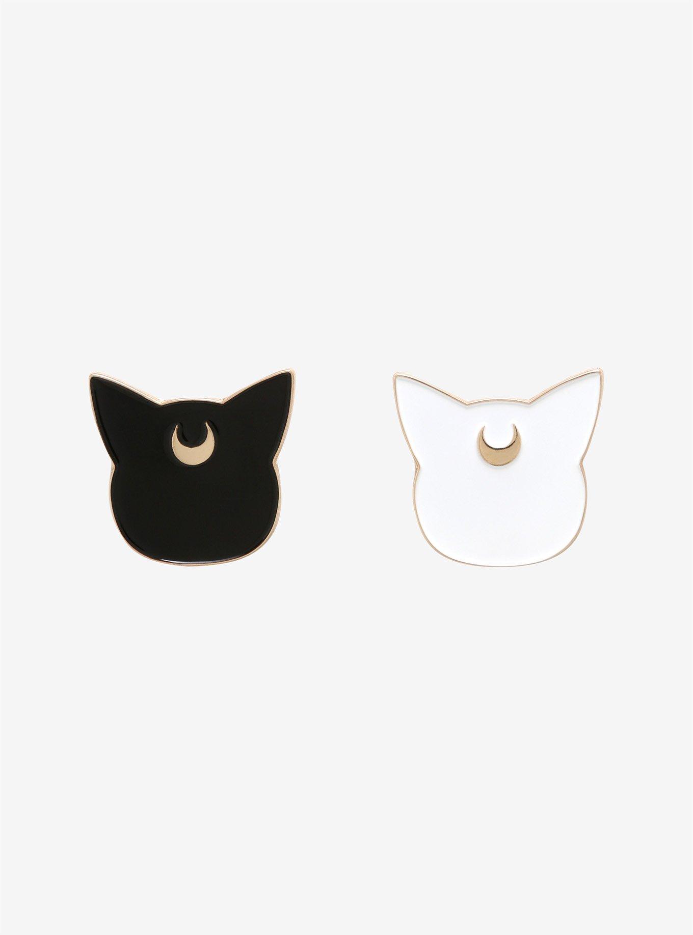 Sailor Moon Luna And Artemis Enamel Pin Set Hot Topic