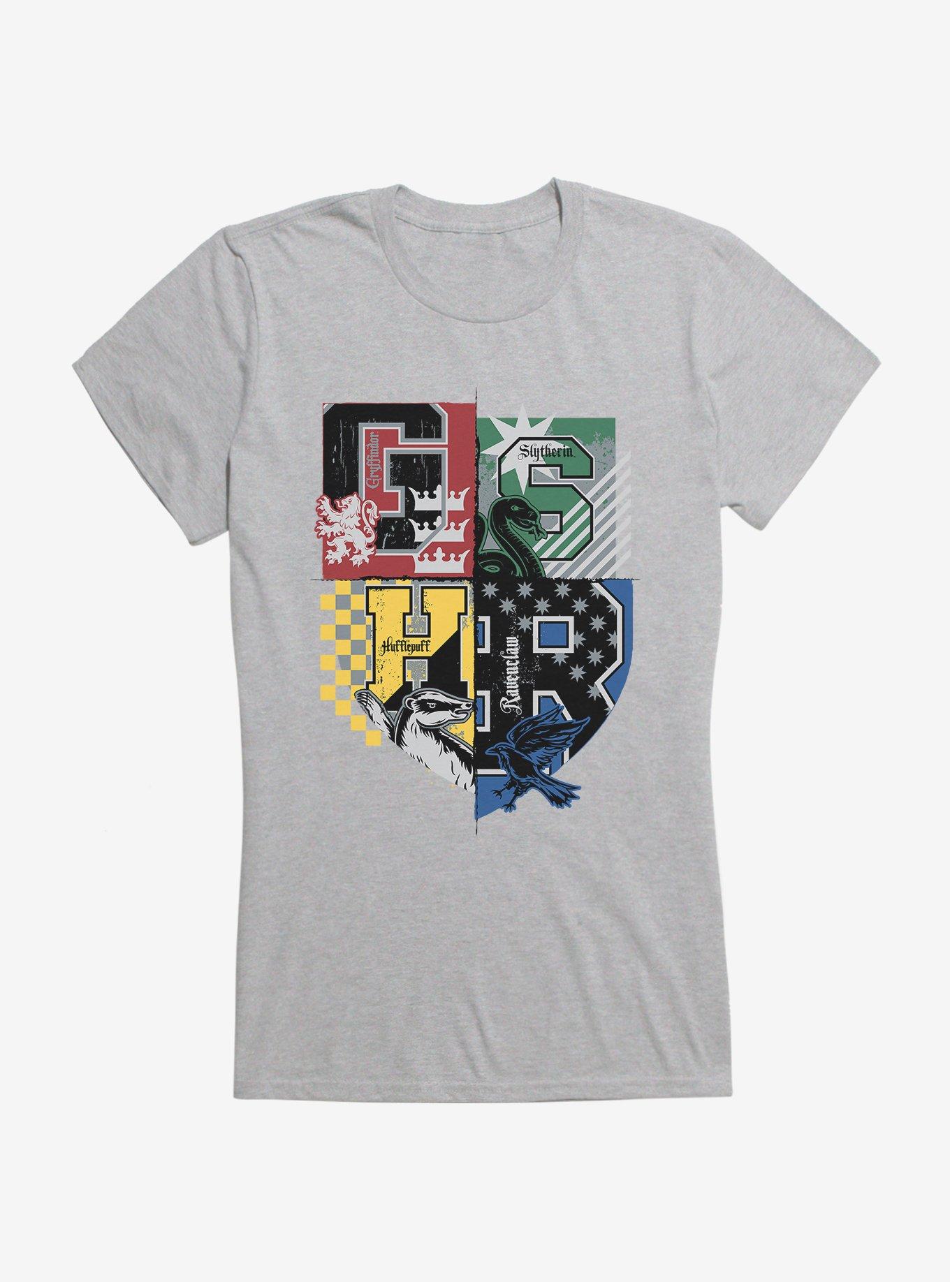 Harry Potter House Colors Shield Girls T-Shirt | Hot Topic