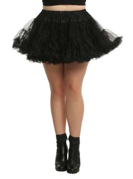 Black Layered Tulle Petticoat Plus Size | Hot Topic
