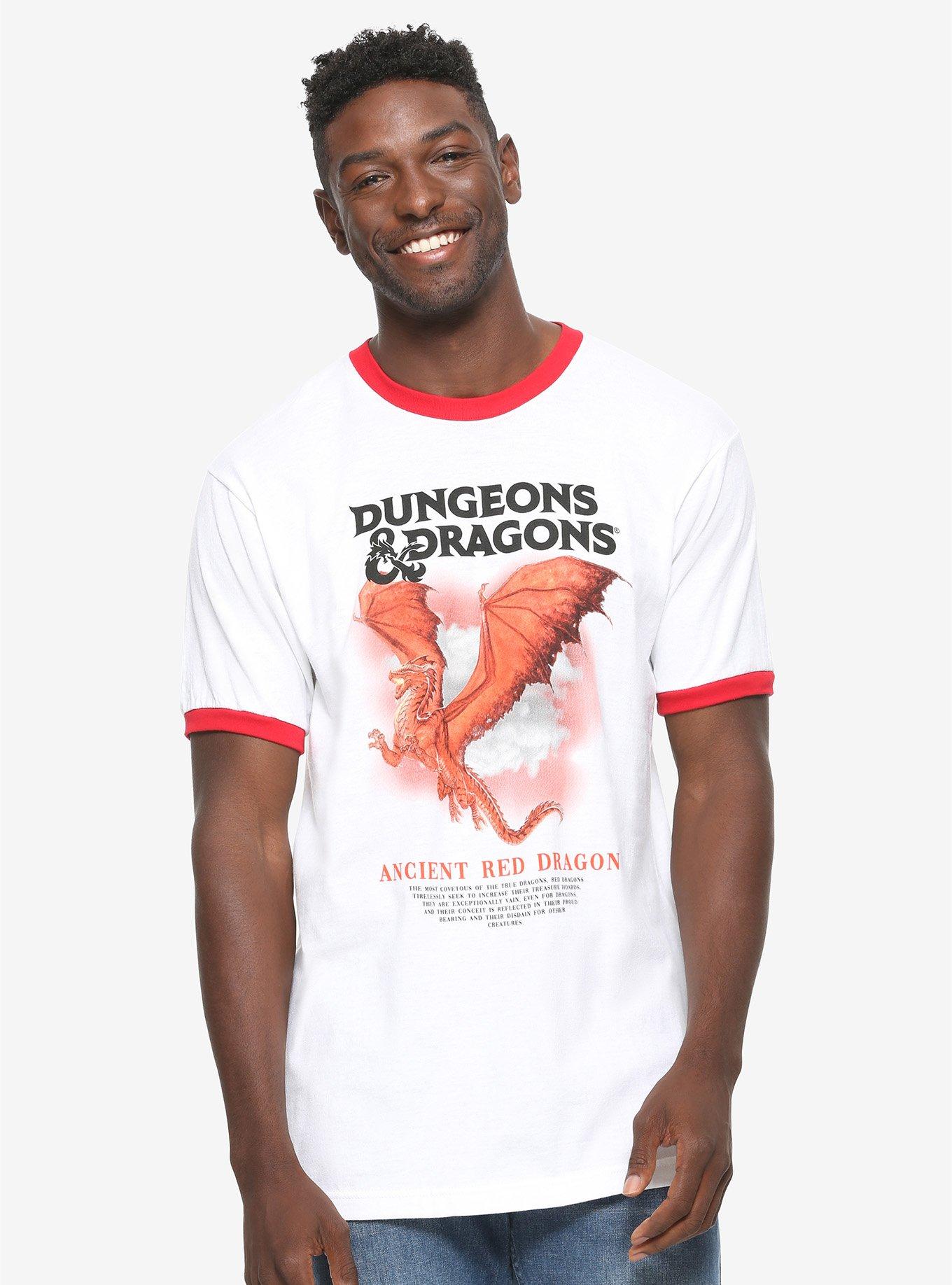 Dungeons & Dragons Ancient Red Dragon Ringer T-Shirt - BoxLunch ...