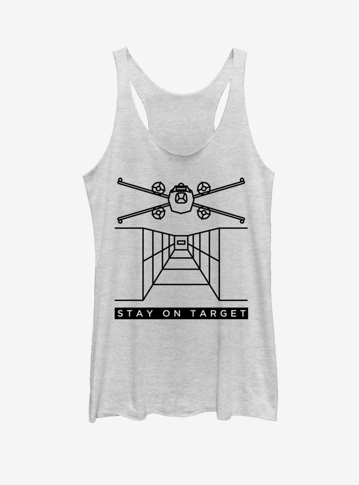 Star Wars Stay Girls Tank White Hot Topic