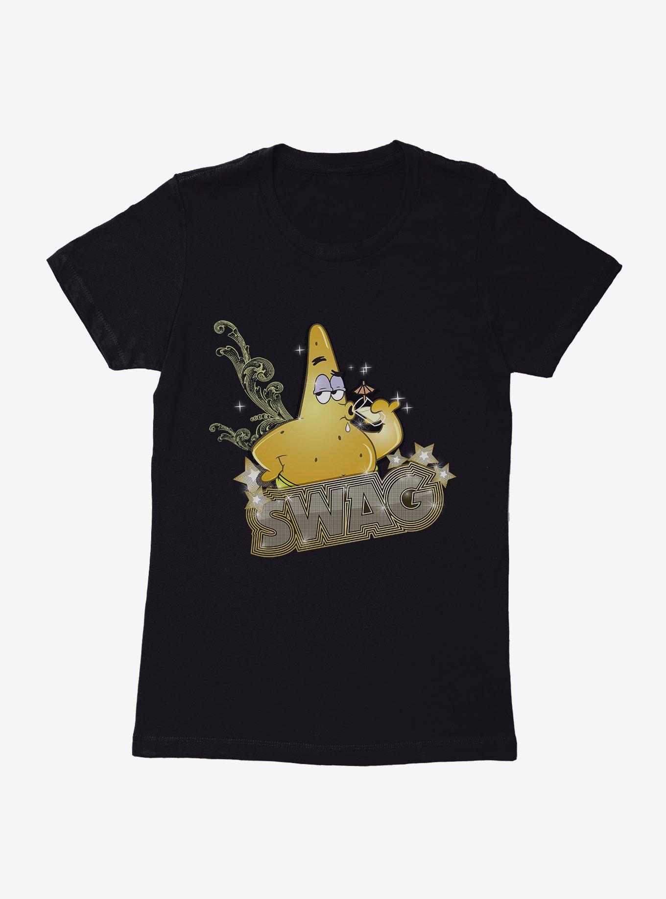 SpongeBob SquarePants Patrick Gold Swag Womens T-Shirt | BoxLunch