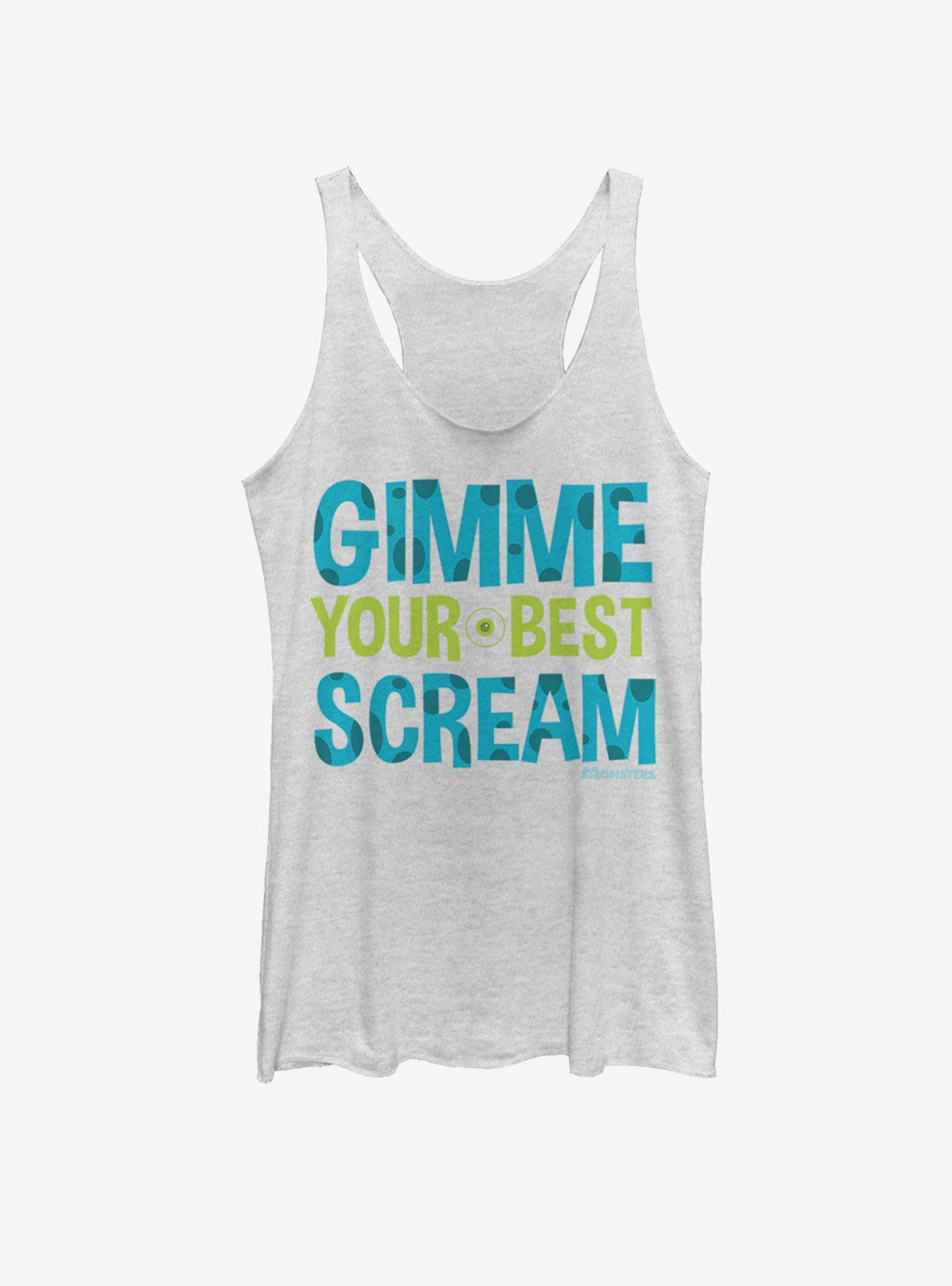 Disney Pixar Monsters Inc. Best Scream Girls Tank - WHITE | Hot Topic