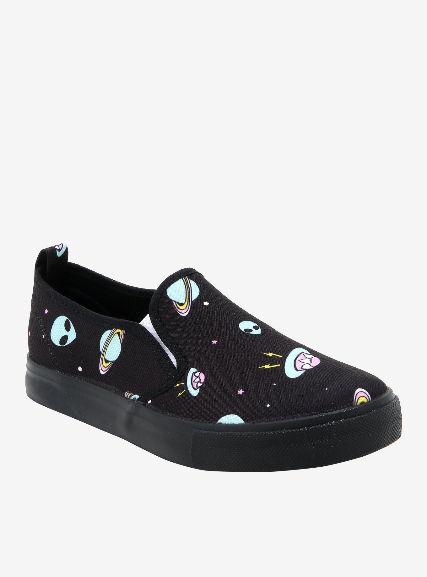 Alien Icon Slip-On Sneakers