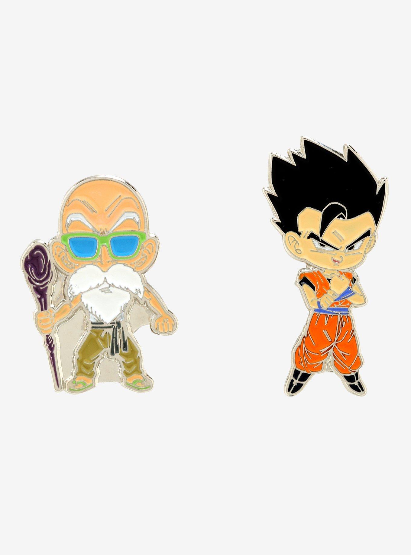 Dragon Ball Super Master Roshi & Gohan Enamel Pin Set | BoxLunch