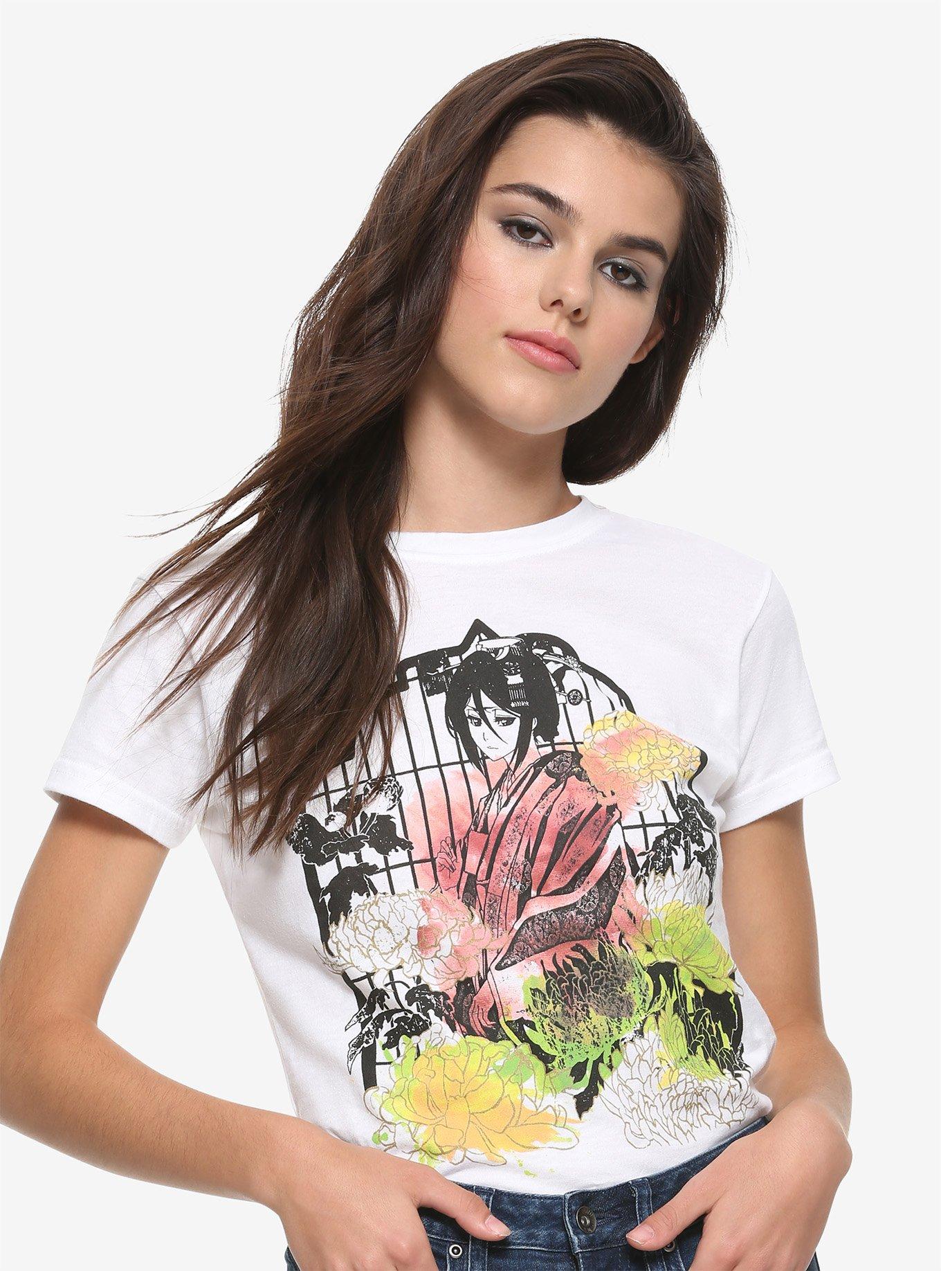 Bleach Rukia Kimono Girls T Shirt Hot Topic