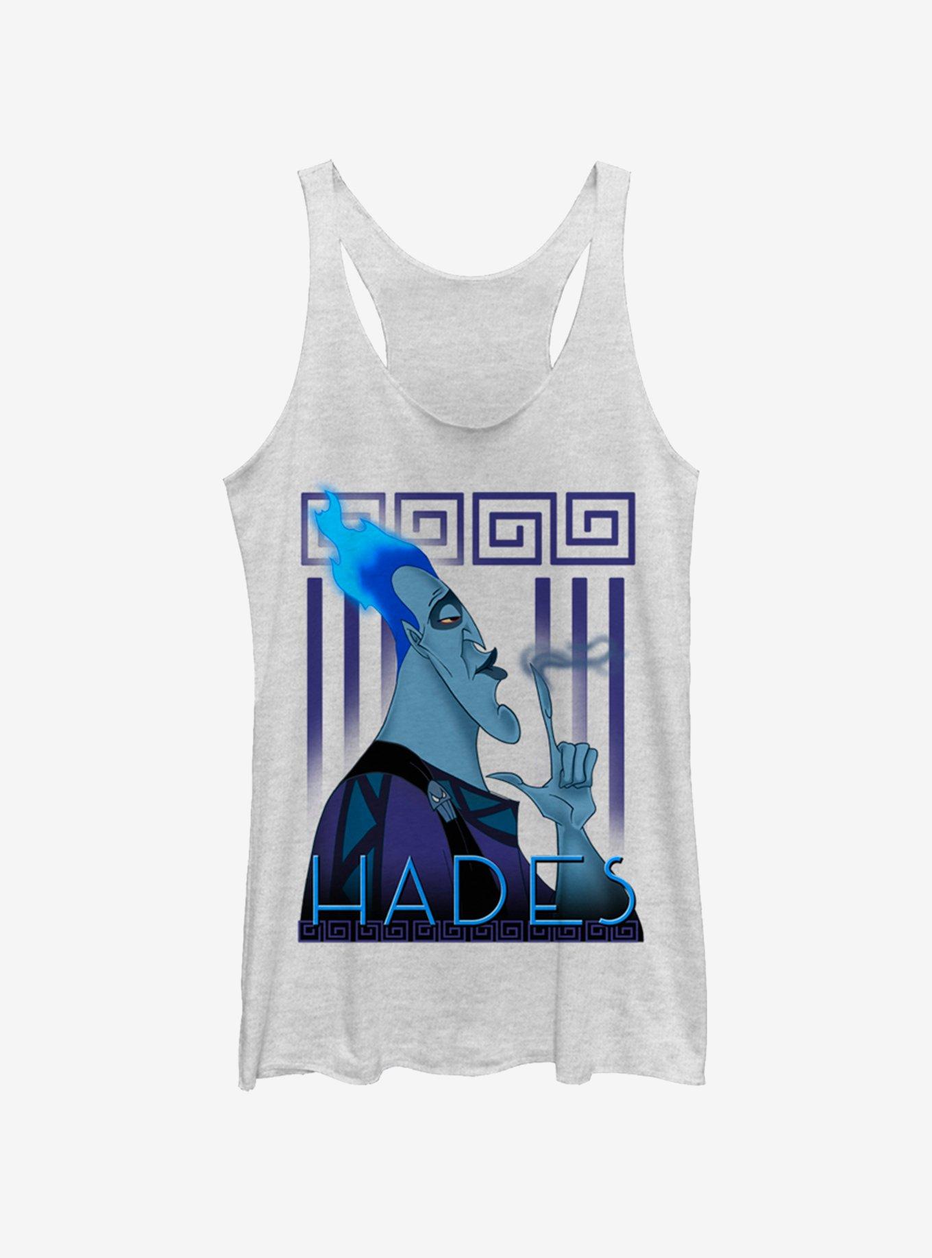 Disney Villains Hades Finger Smoke Womens Tank Top - WHITE | BoxLunch