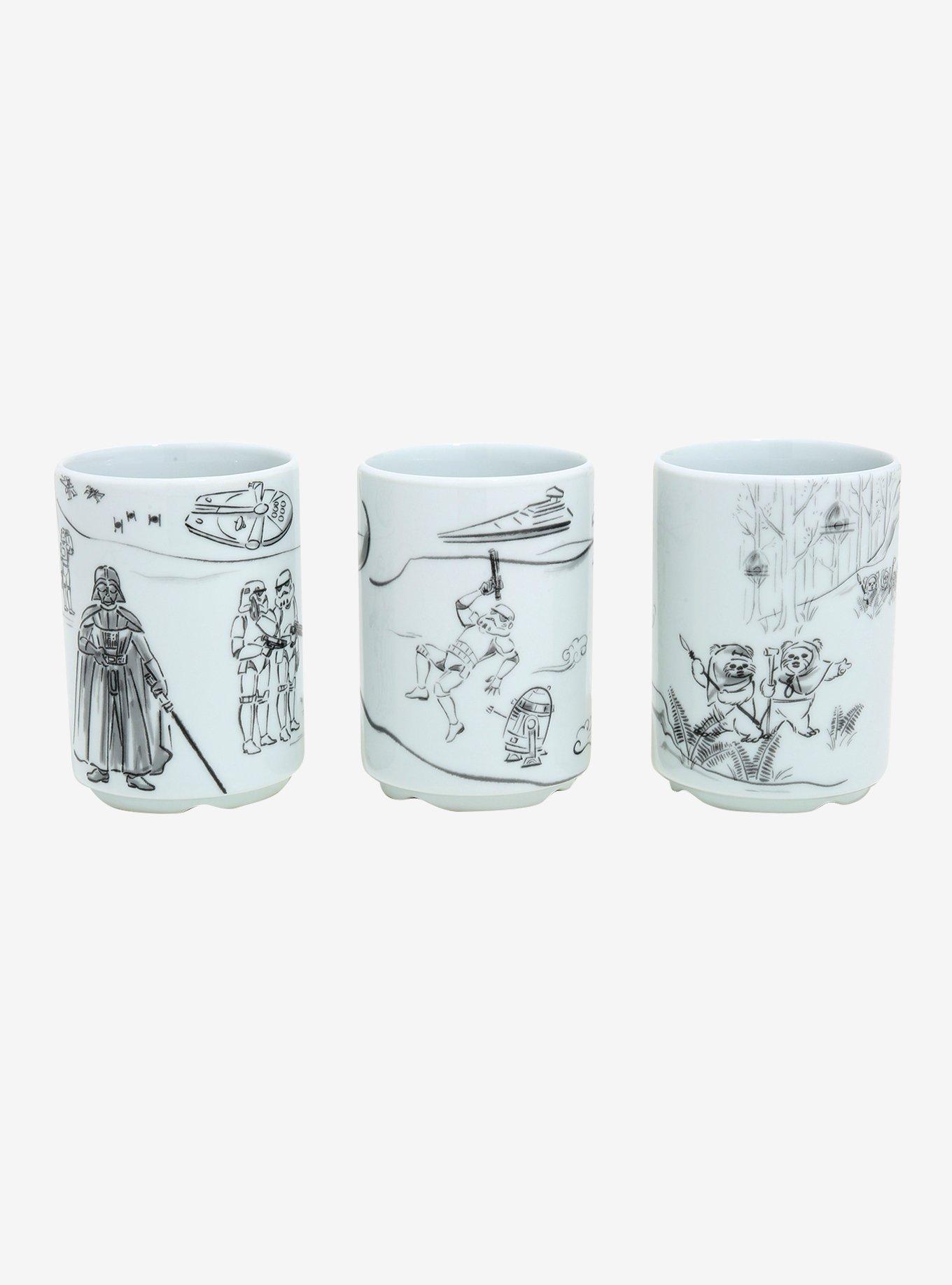Star Wars Hand-Drawn Teacup Set - BoxLunch Exclusive | BoxLunch