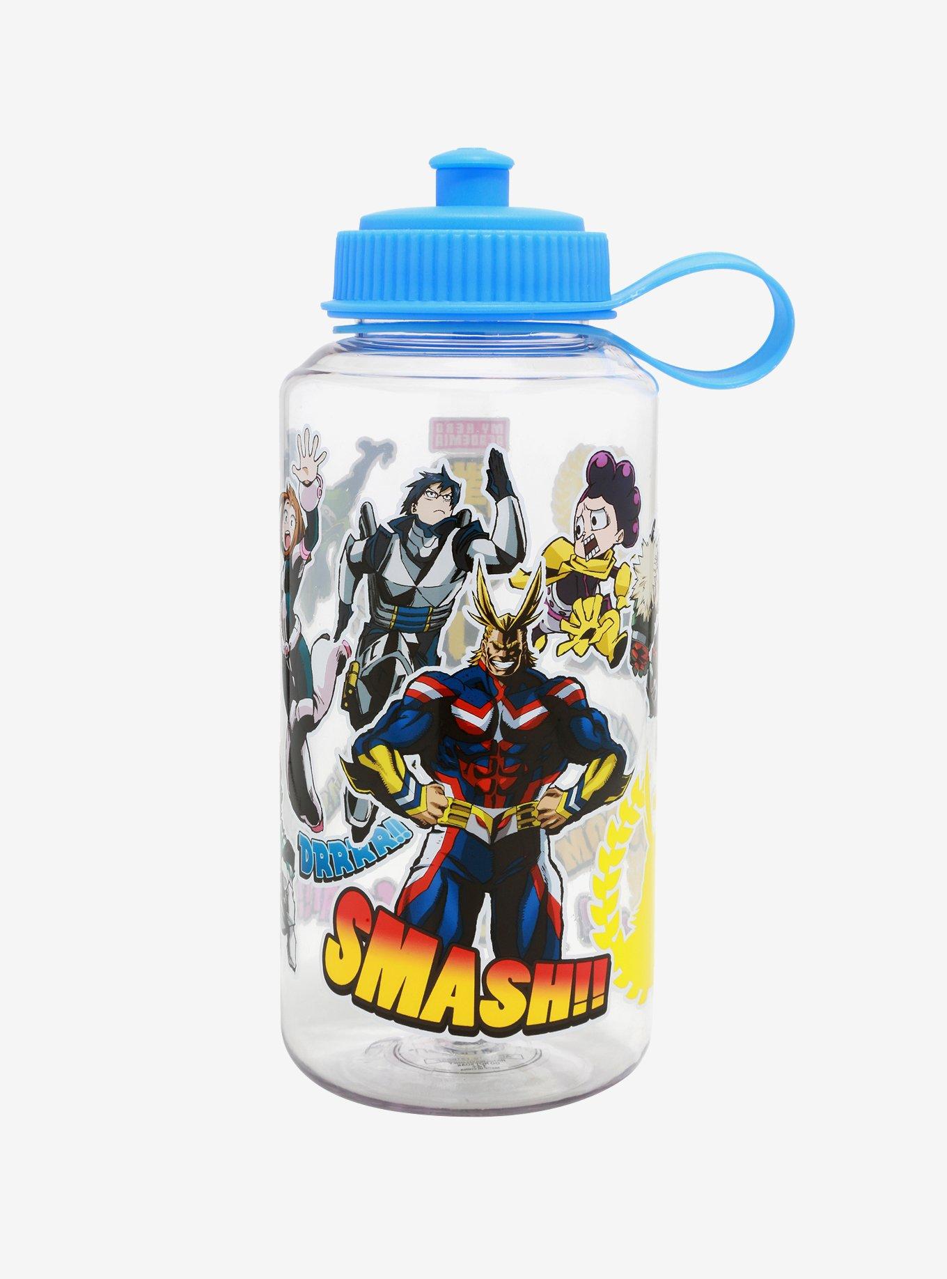 My Hero Academia Class 1-A Sticker Water Bottle - BoxLunch Exclusive ...