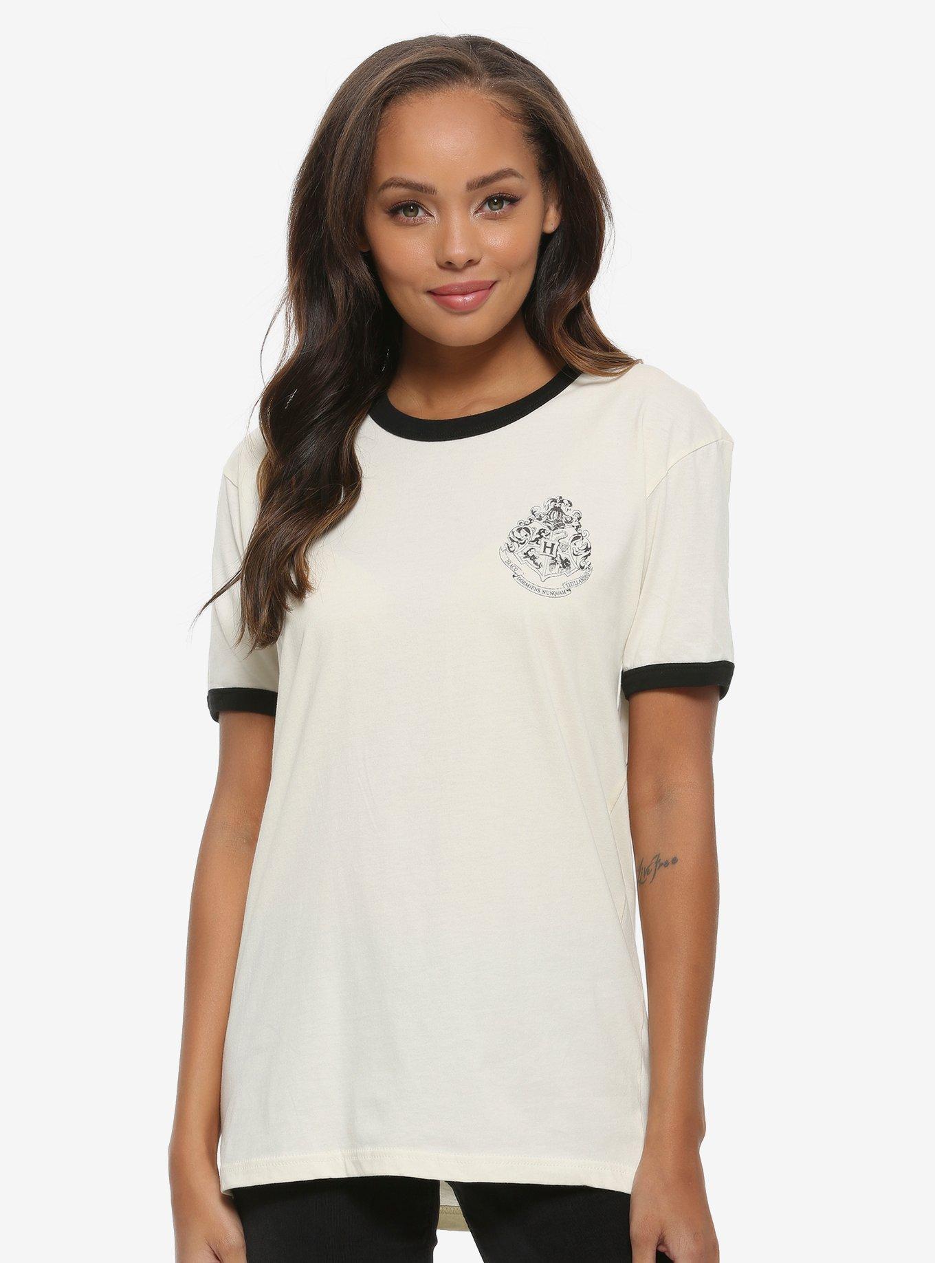Harry Potter Hogwarts School List Womens Ringer T Shirt Boxlunch
